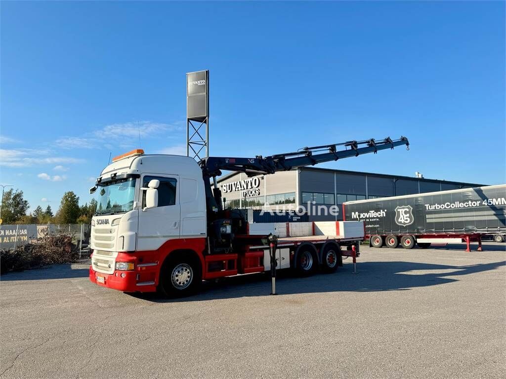 Scania R 500 kamion s ravnom platformom