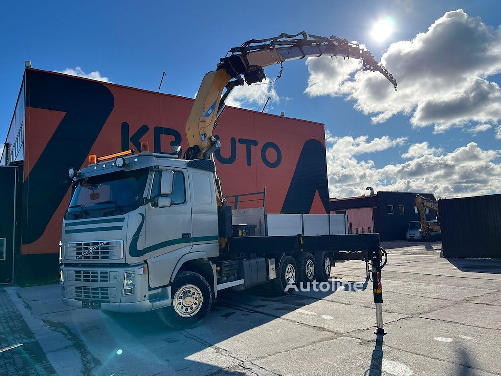 Volvo FH 12 460 8x4*4 EFFER 550/6S YEAR 2006 + JIB + WINCH / PLATFORM kamion s ravnom platformom