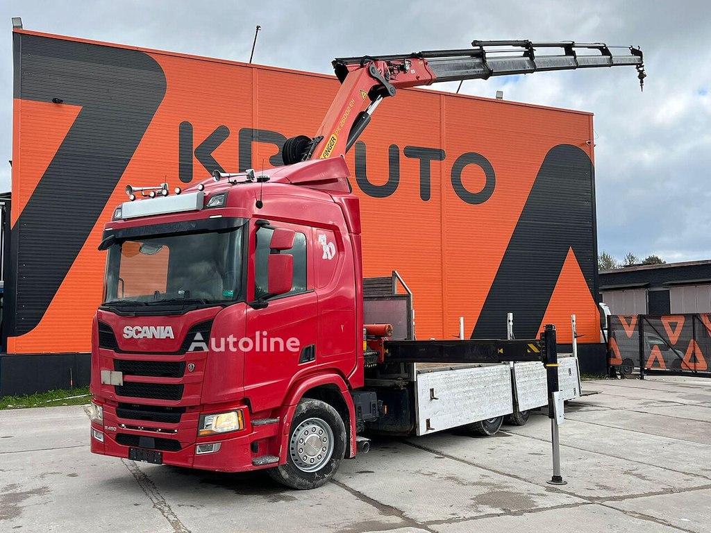 Scania R 450 6x2*4 PK 26002 / PLATFORM L=6482 mm kamion s ravnom platformom