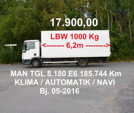 MAN TGL 8.180 kamion furgon