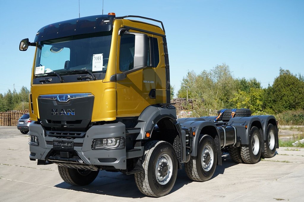 MAN TGS 41.480 / 8X6 / DO ZABUDOWY / FABRYCZNIE NOWY 2025 kamion šasija