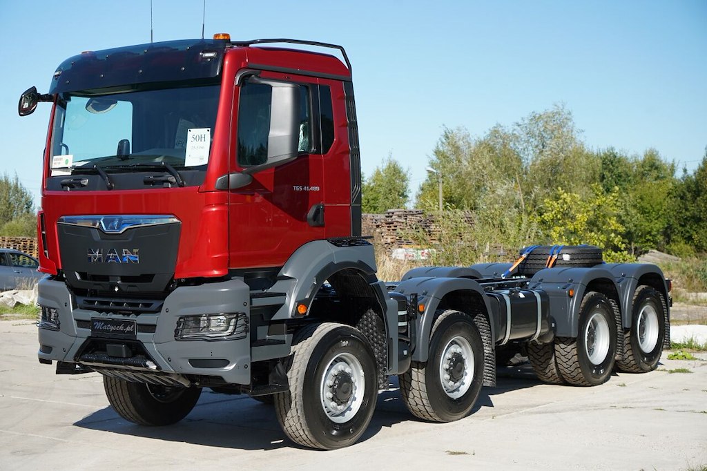 MAN TGS 41.480 / 8X8 / DO ZABUDOWY / FABRYCZNIE NOWY 2025 kamion šasija