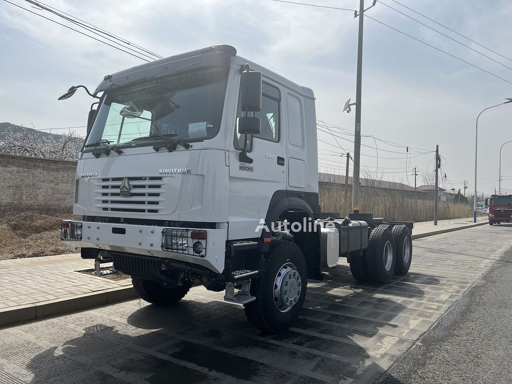 Novi Howo 6x6 371hp all wheel drive kamion šasija