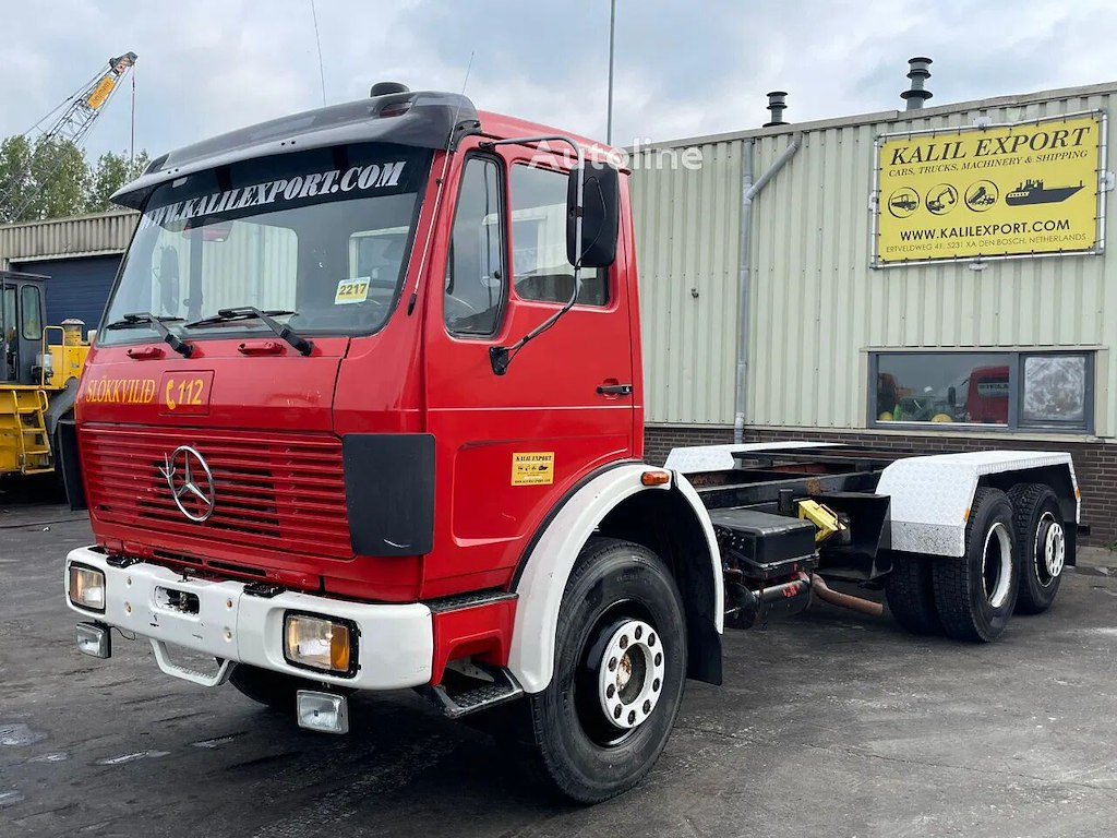 Mercedes-Benz SK 2222 6x2 Chassis Retarder V6 Manual Gearbox Good Condition kamion šasija