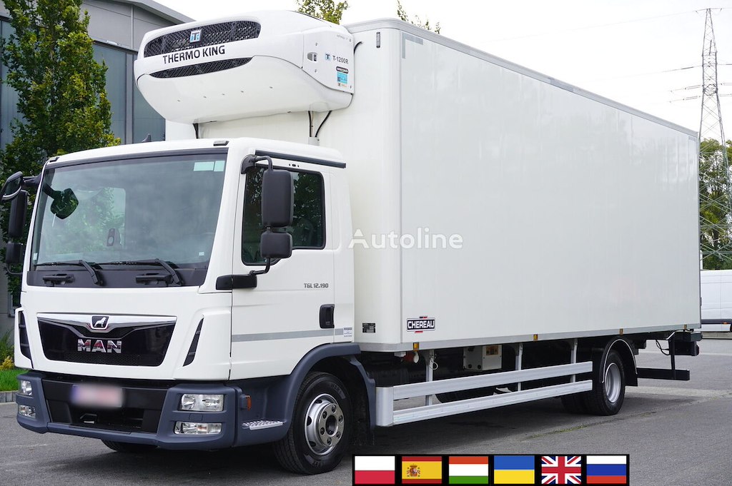 MAN TGL 12.190 / CHEREAU Refrigerator 18 PAL multitemperature / Ther kamion hladnjača