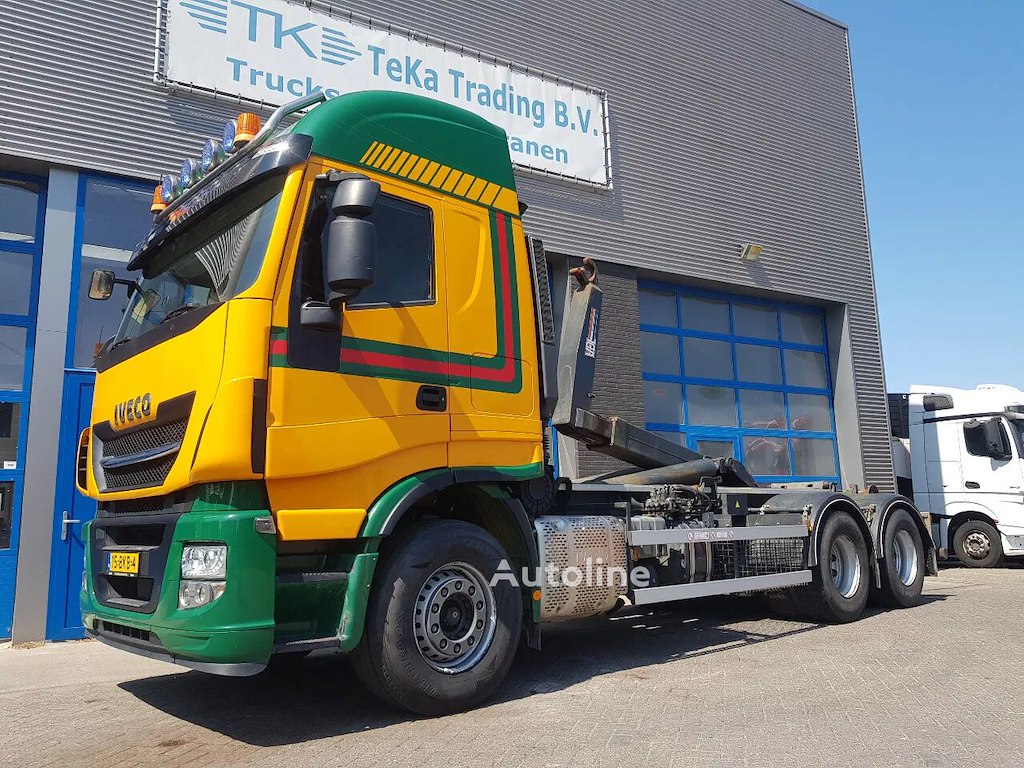 IVECO Stralis AS260Y Haakarm 217.000 KM kamion rol kiper