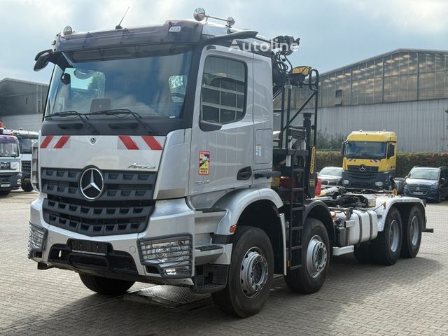 Mercedes-Benz AROCS 3246 8X4 HAKOWIEC Z HDS PALFINGER kamion rol kiper