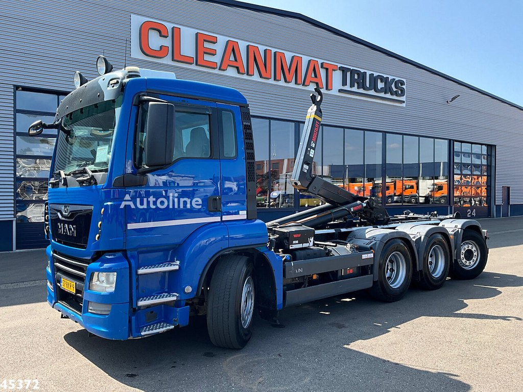 MAN TGS 36.460 8x4 Euro 6 Hiab 30 Ton haakarmsysteem kamion rol kiper