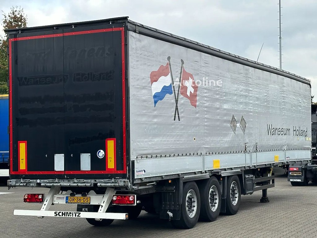 Schmitz Cargobull Schuifzeil met Borden / Disc-Brakes / Huckepack / Code XL / Apk poluprikolica sa kliznom ceradom