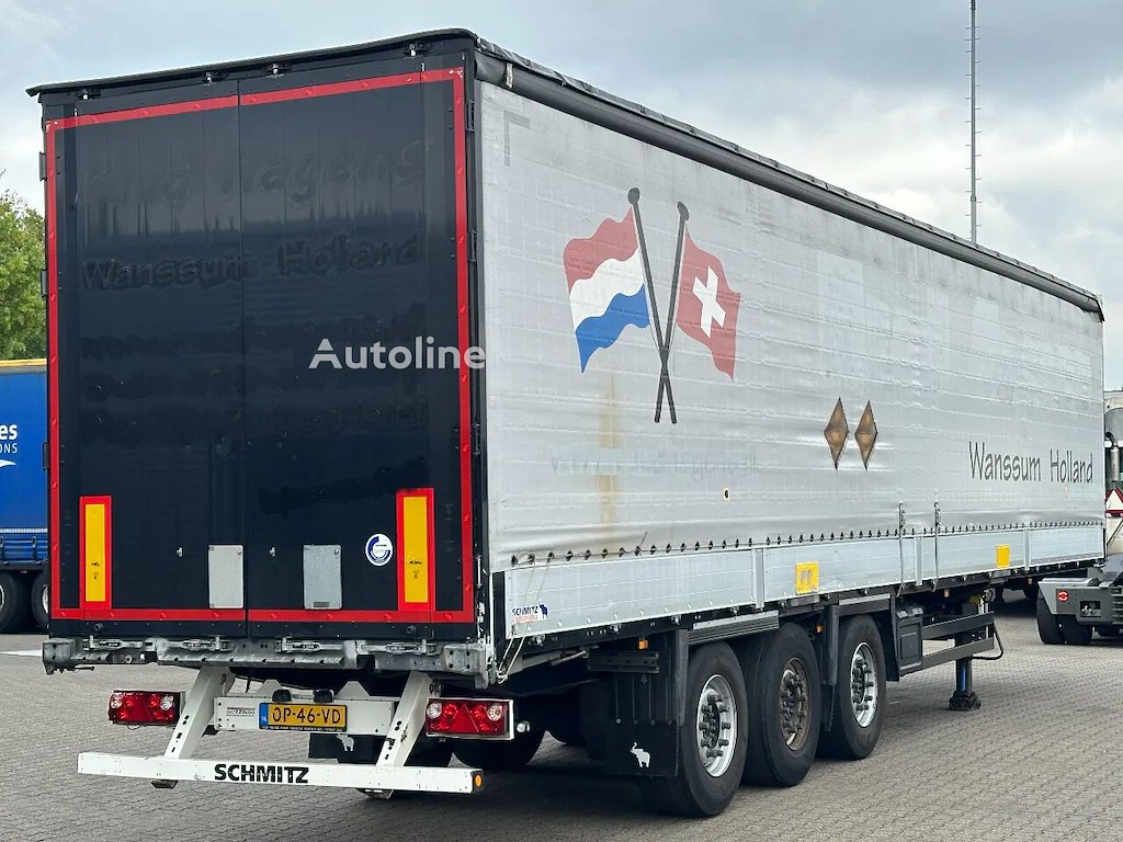 Schmitz Cargobull Schuifzeil met Borden / Disc-Brakes / Huckepack / Code XL / Apk poluprikolica sa kliznom ceradom