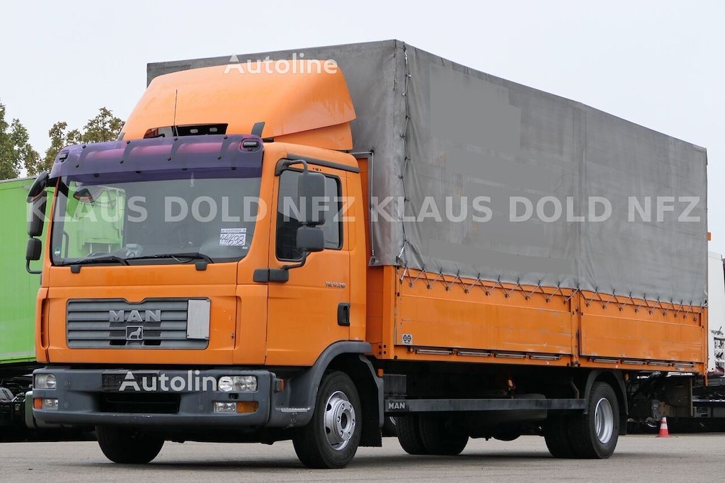 MAN TGL 12.210 - Tilt truck kamion sa klizna zavesa cerada