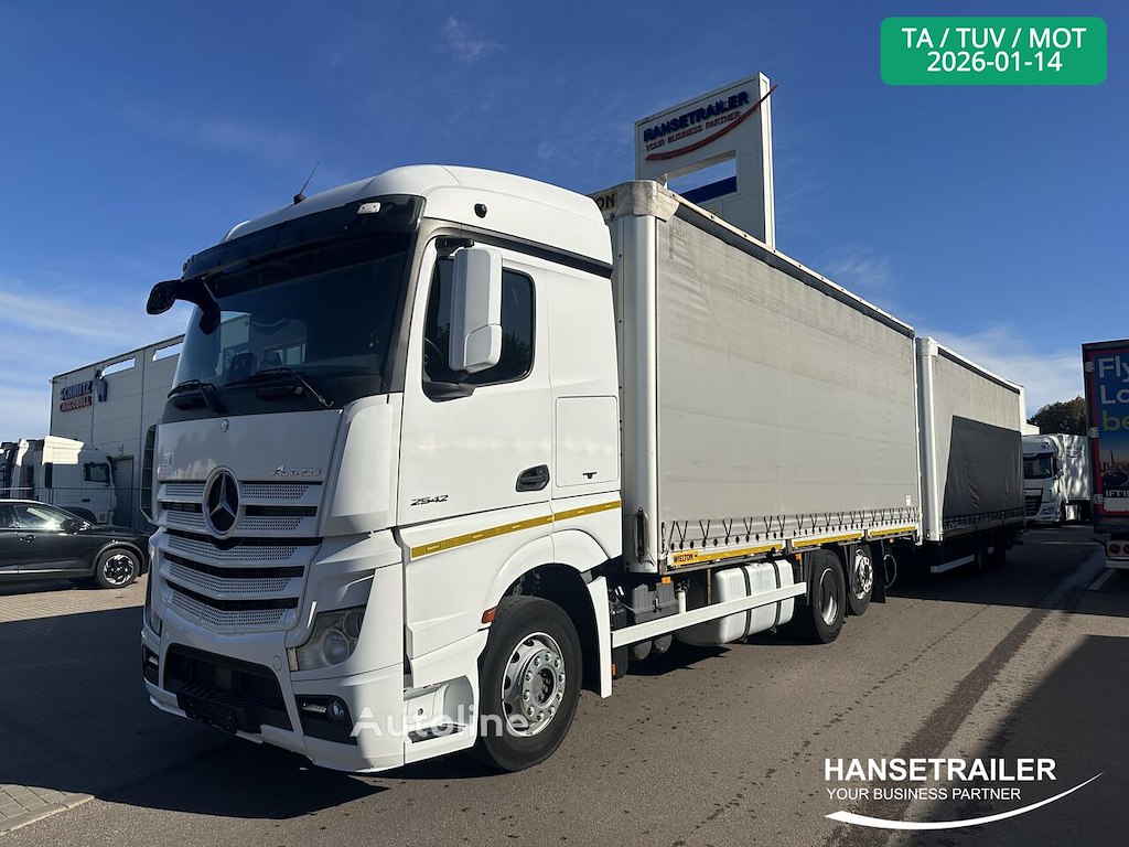 Mercedes-Benz Actros 2542 kamion sa klizna zavesa cerada
