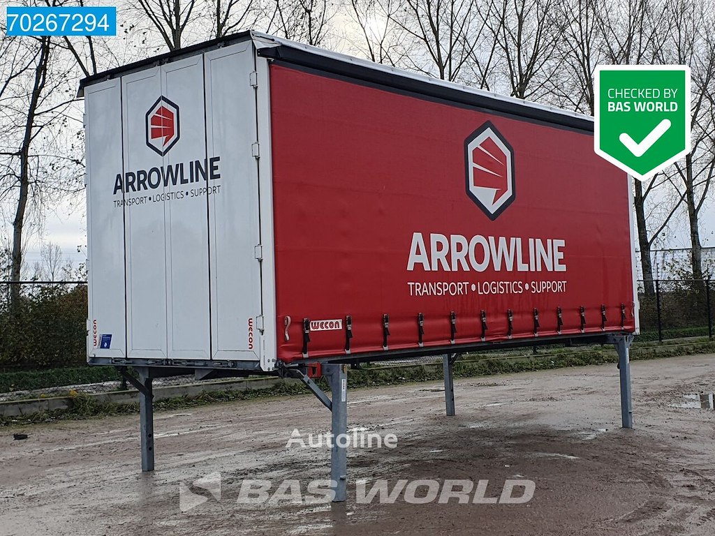 Wecon WPR 715 SG 6X2 Durchladesysteem 20FT / BDF / Wecon / BDF Brücke poluprikolica sa kliznom ceradom