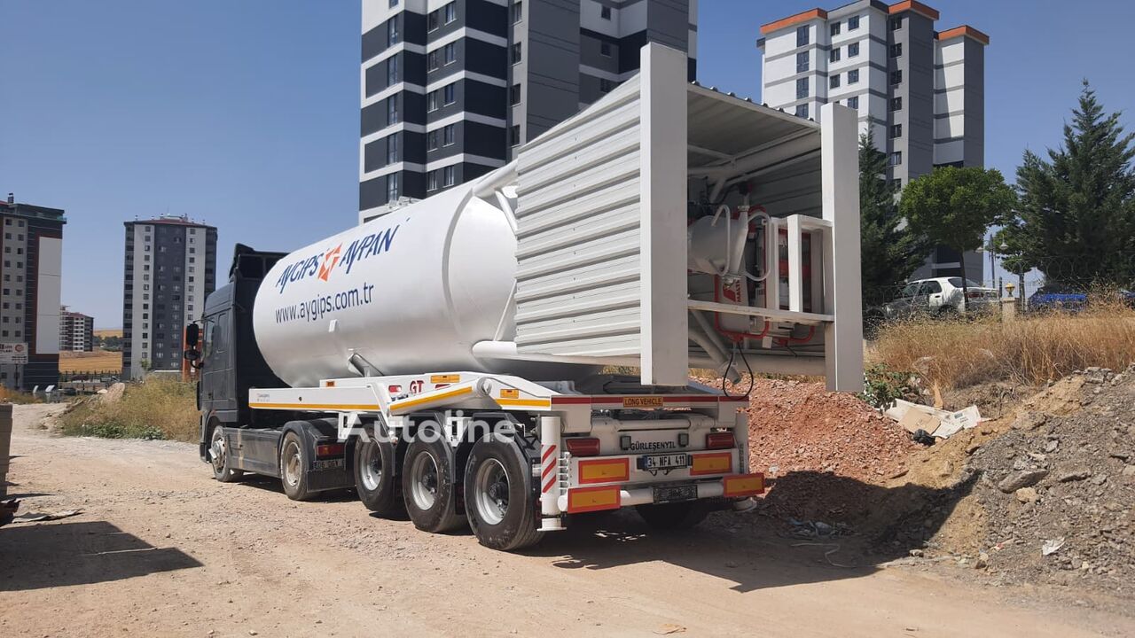 Nova Gürleşenyıl Vertical Plaster Silo Transport poluprikolica kipera