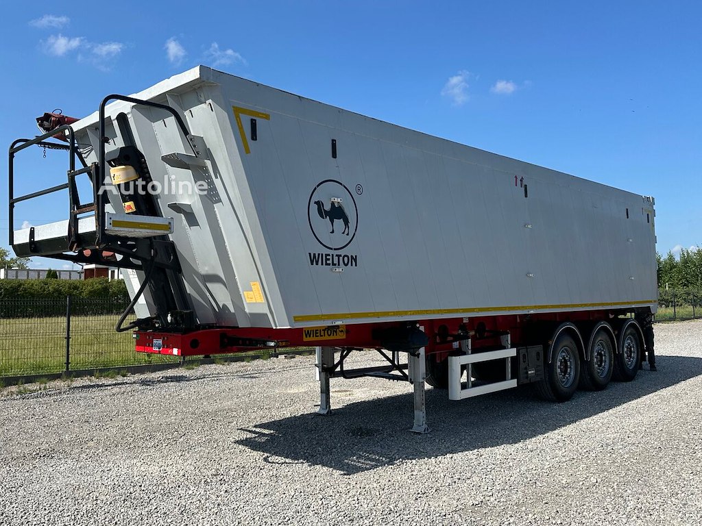 Wielton NACZEPA / WYWROTKA / WIELTON / 50M3 / WAGA 5670KG!!! / KLAPO-DRZ poluprikolica kipera