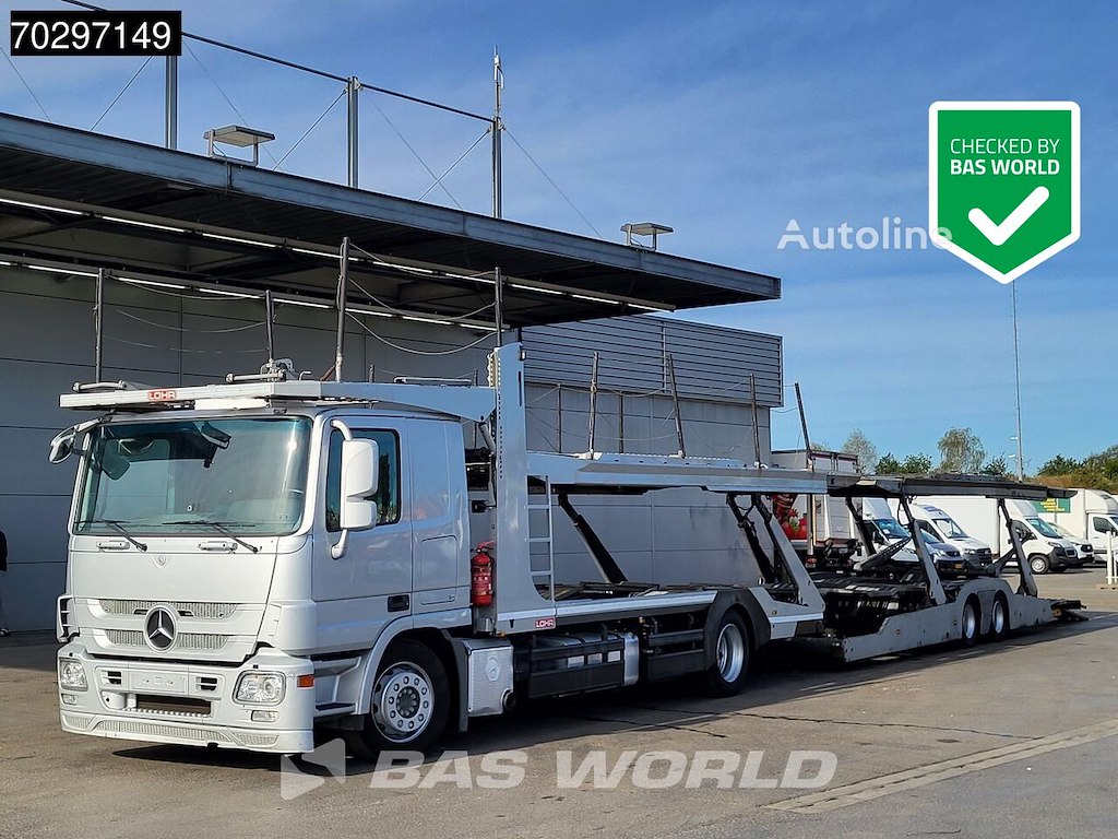 Mercedes-Benz Actros 1848 Actros 4X2 Lohr car transporter Retarder Standklima autotransporter + prikolica autotransportera