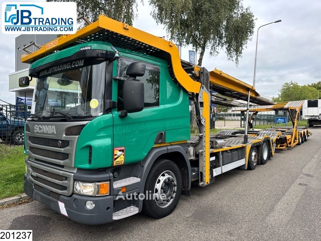 Scania P 450 6x2, EURO 6, Combi, Rolfo, Retarder autotransporter