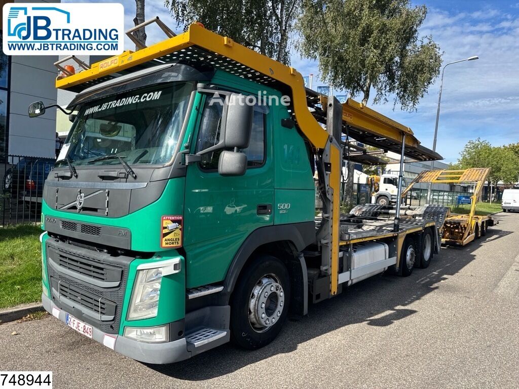 Volvo FH 500 6x2, EURO 6, Combi, Rolfo, GS Meppel autotransporter