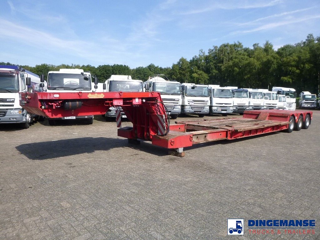 Nooteboom 3-axle lowbed trailer OSDAZ-56 poluprikolica sa niskom platformom