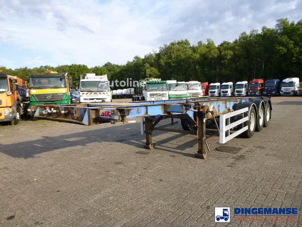 SDC 3-axle container trailer 20-30 ft + ADR poluprikolica za prevoz kontejnera