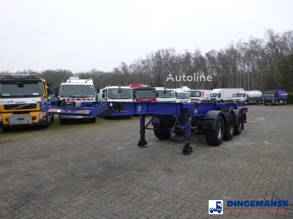 Dennison Container trailer 20-30-40-45 ft poluprikolica za prevoz kontejnera