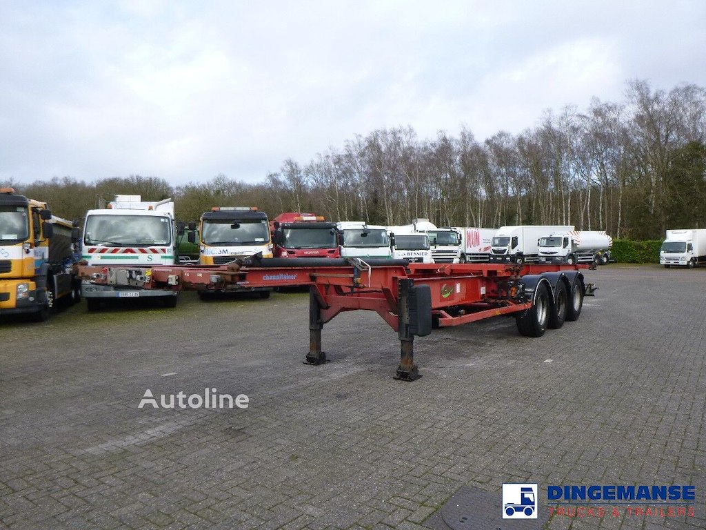 Asca 3-axle container trailer poluprikolica za prevoz kontejnera