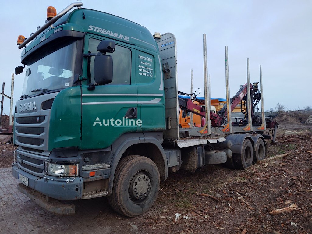 Scania R450 kamion za prevoz drva