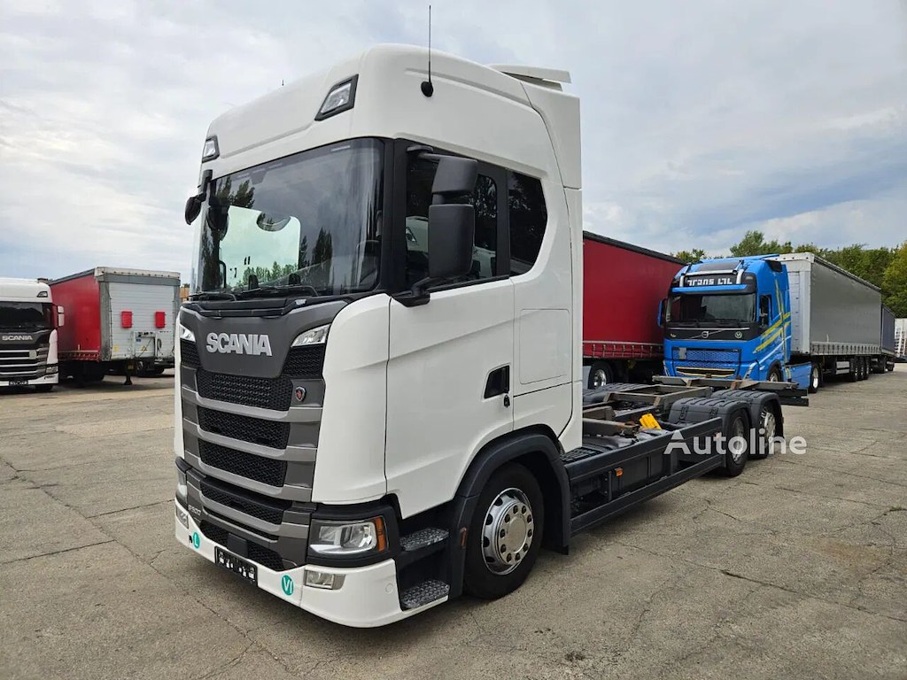 Scania S500 BDF Standklima Digit display vozilo za prevoz kontejnera