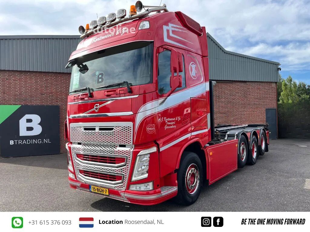 Volvo FH550 - 8x2 - 2x lift axle - NL truck - VEB - Container tipper - vozilo za prevoz kontejnera