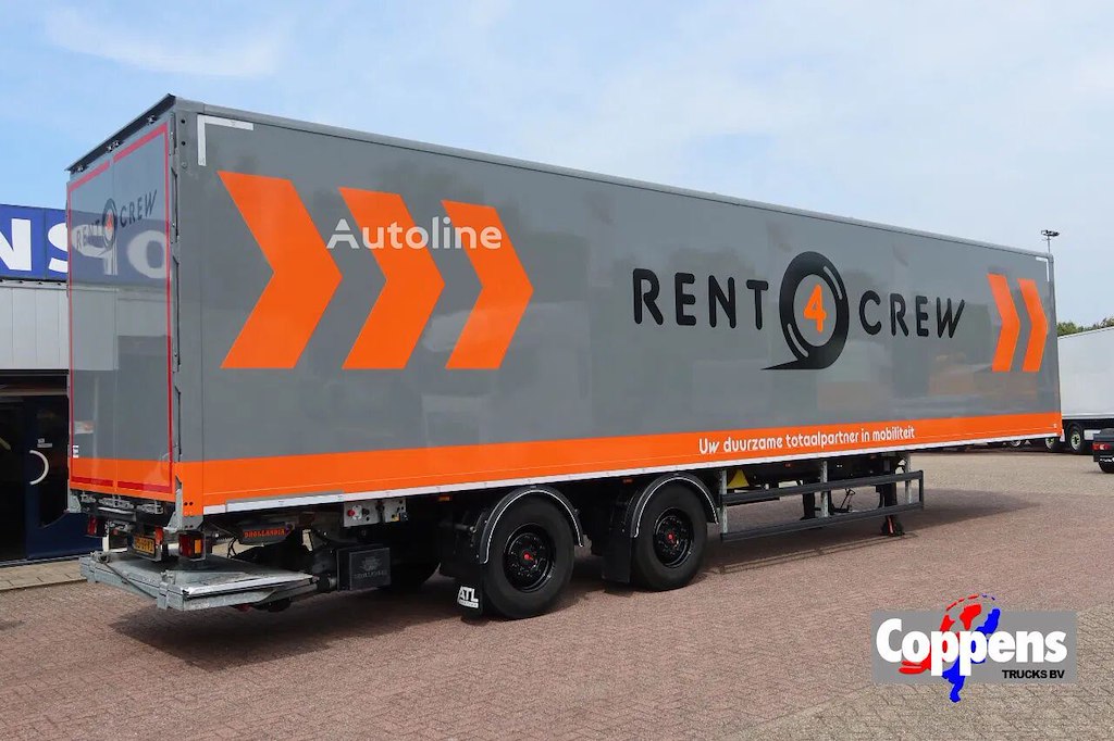System Trailers LPRS 18. 2 asser gesloten + stuuras en klep Dhollandia 2000 KG D furgon poluprikolica