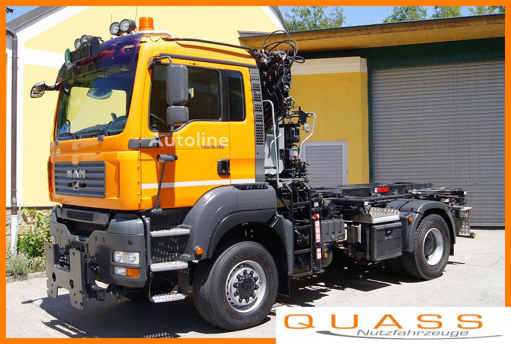 MAN TGA 18.360 BL 4x4/TÜV/HIAB 111 korbfähig/MULTILIFT/Winterdienst kamion sa kukom za podizanje tereta
