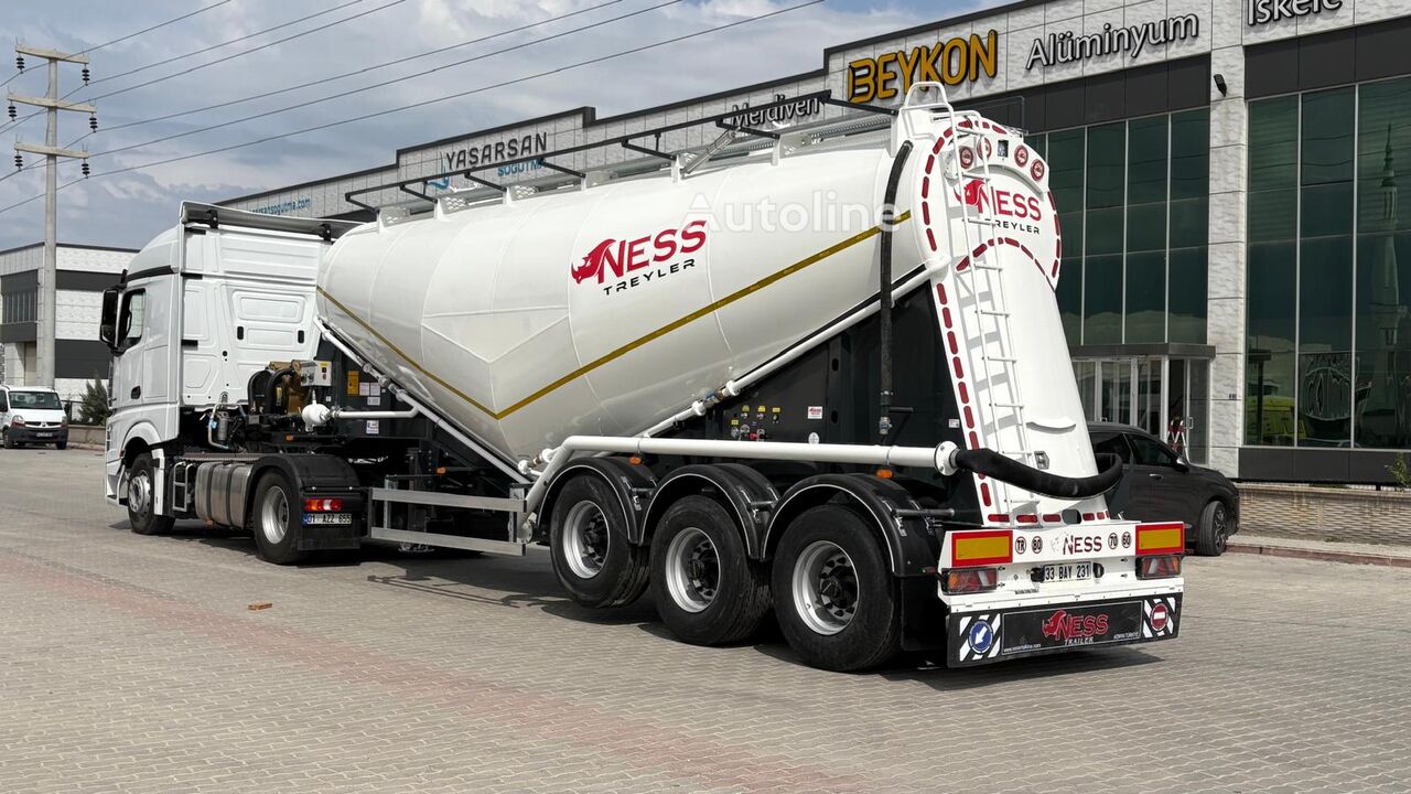 Nova Ness Makina TitanLine 3AXL Cement Semi-Trailer Steel cisterna za prevoz cementa