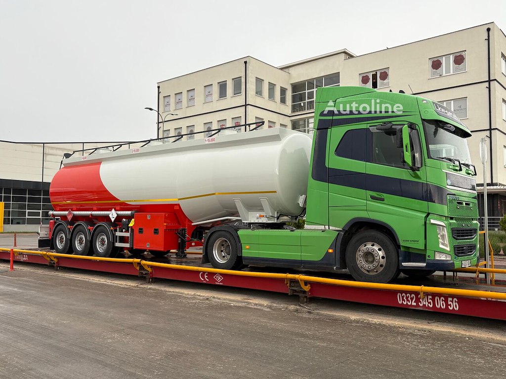 Nova Ness Makina RoadFueler 3AXL Fuel Tanker Semi-Trailer Steel cisterna za goriva i maziva