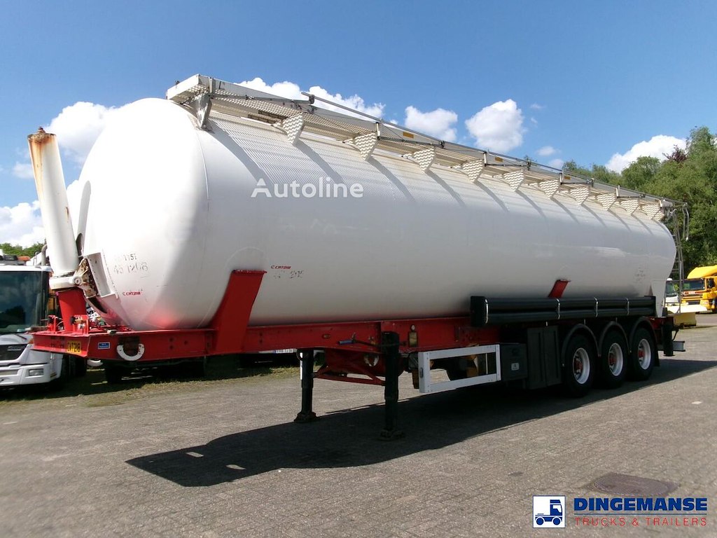 Feldbinder Powder tank alu (tipping) 63 m3 cisterna silos
