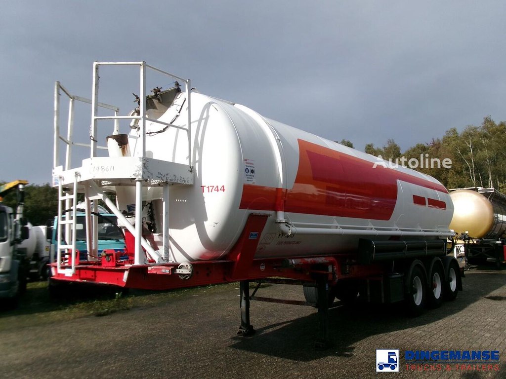Feldbinder Powder tank alu 41 m3 (tipping) cisterna silos