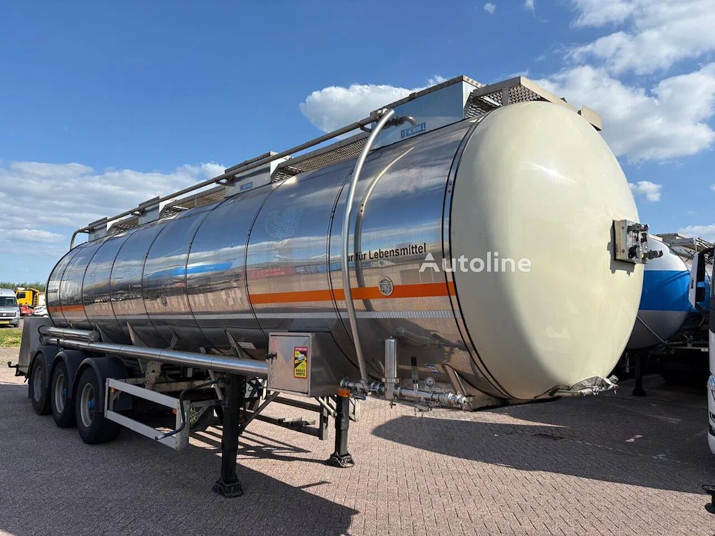 Feldbinder 3 comp,31.000 liter,Lebensmittel,Foodstuf,Tank, Cistern, tnak Al cisterna za prevoz hrane