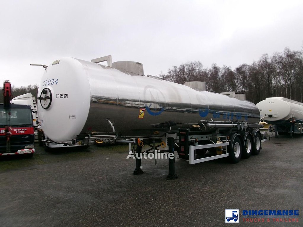 Magyar Chemical tank inox 22.5 m3 / 1 comp cisterna za prevoz hemikalija