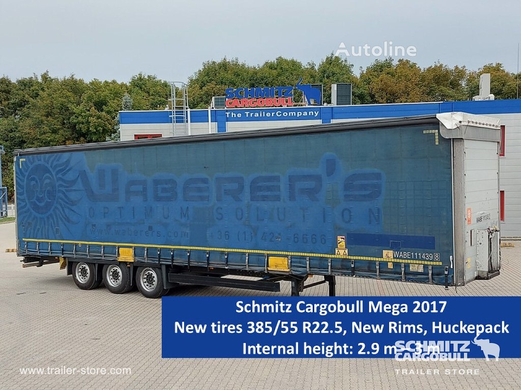 Schmitz Cargobull TolÃ³ponyva Mega poluprikolica s ceradom