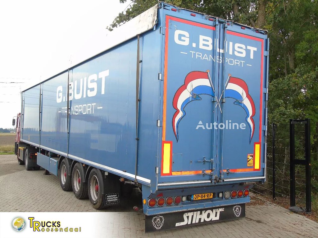 Knapen Trailers 3x BPW + 92 M3 + WORKING PERFECT poluprikolica sa pokretnim podom