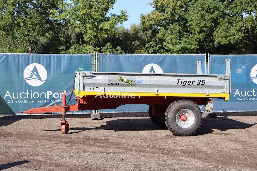 Prodaje se Jako TIGER 35 prikolicu sa ravnom platformom na aukciji