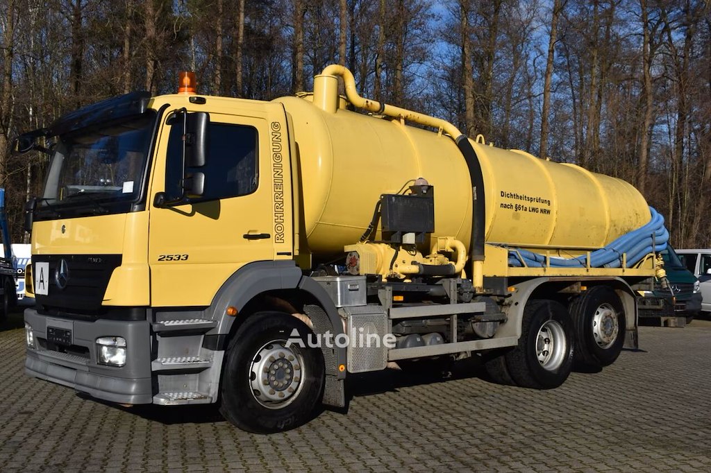 Mercedes-Benz Axor 2533 - Vacuum truck kombinovano vozilo za čišćenje kanalizacije