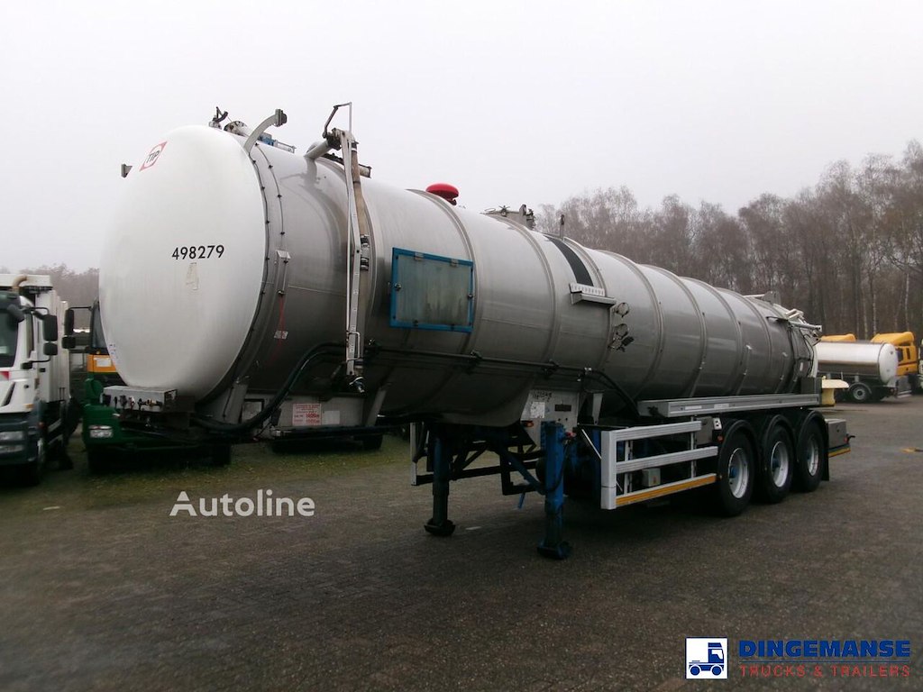 Whale Vacuum tank inox 30 m3 / 1 comp + pump poluprikolica autofekalca