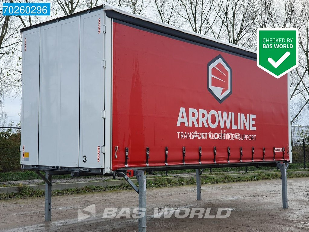 Wecon WPR 715 SG Durchladesysteem / LKW Aufbau auf Stützen kontejner 20 stopa