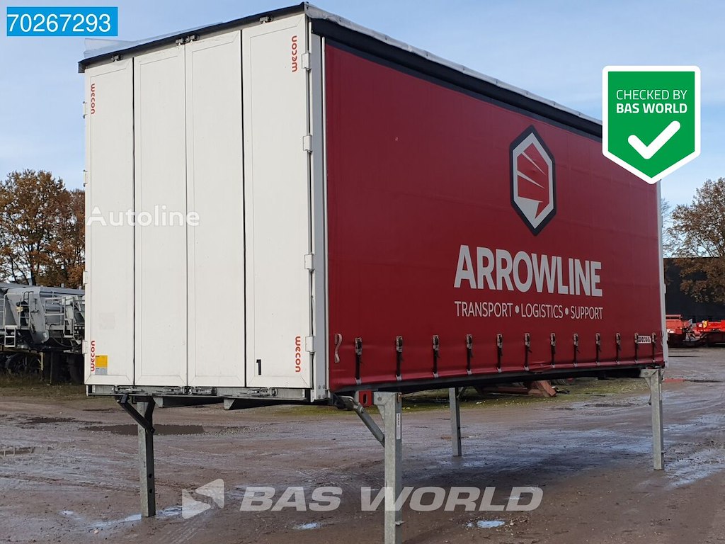 Wecon WPR 715 SG 6X2 Durchladesysteem 20FT / BDF / Wecon / Wechselbrüc poseban kontejner
