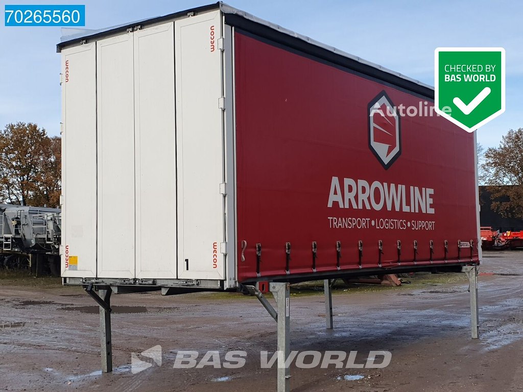 Wecon WPR 715 SG Durchladesysteem WAB Wechselbrücke izmenjivi sanduk s ceradom