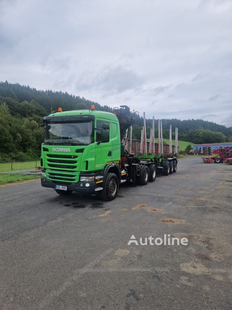 Scania G480 tegljač + poluprikolica za prevoz drva