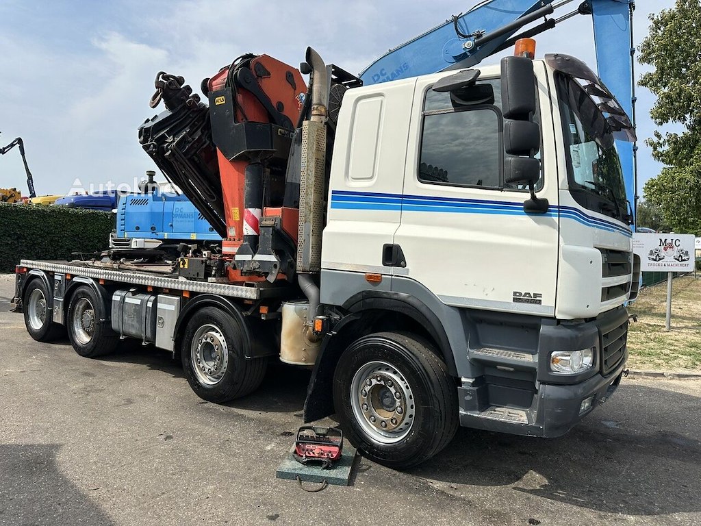 DAF CF 85.480 8x4 ZSM + KRAN PALFINGER PK90002 F (7x) - MANUAL ZF - tegljač