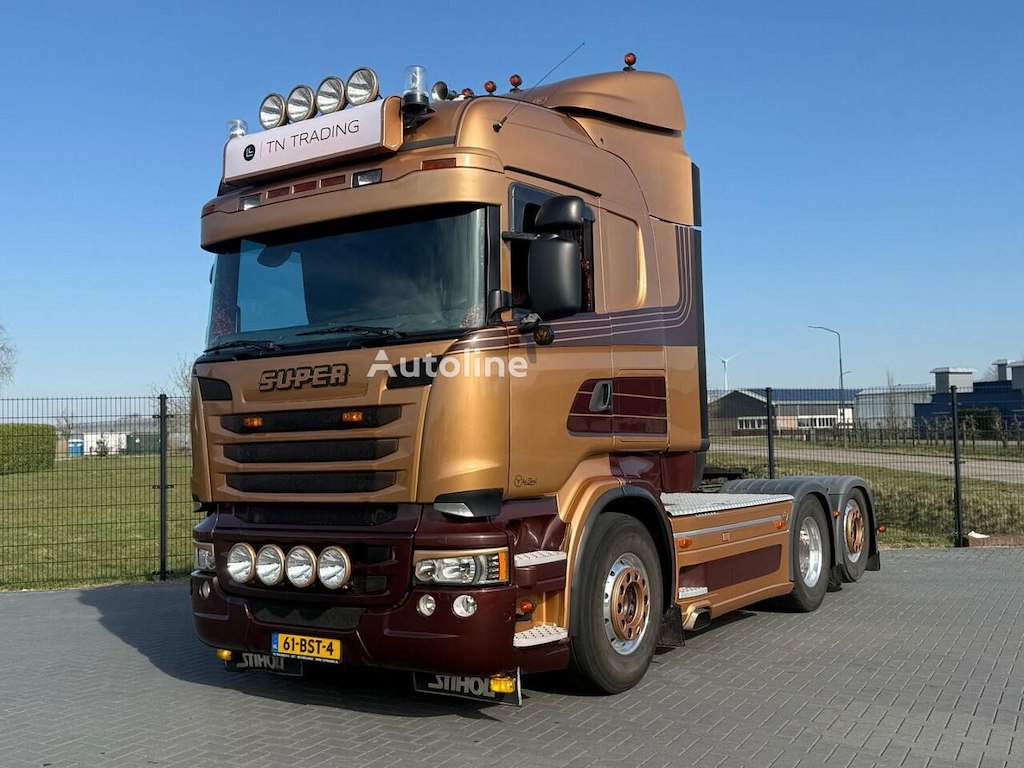 Scania R730 V8 ADR, V8, SHOWTRUCK, FULL AIR, HYDRAULICS, RETARDER, BOO tegljač