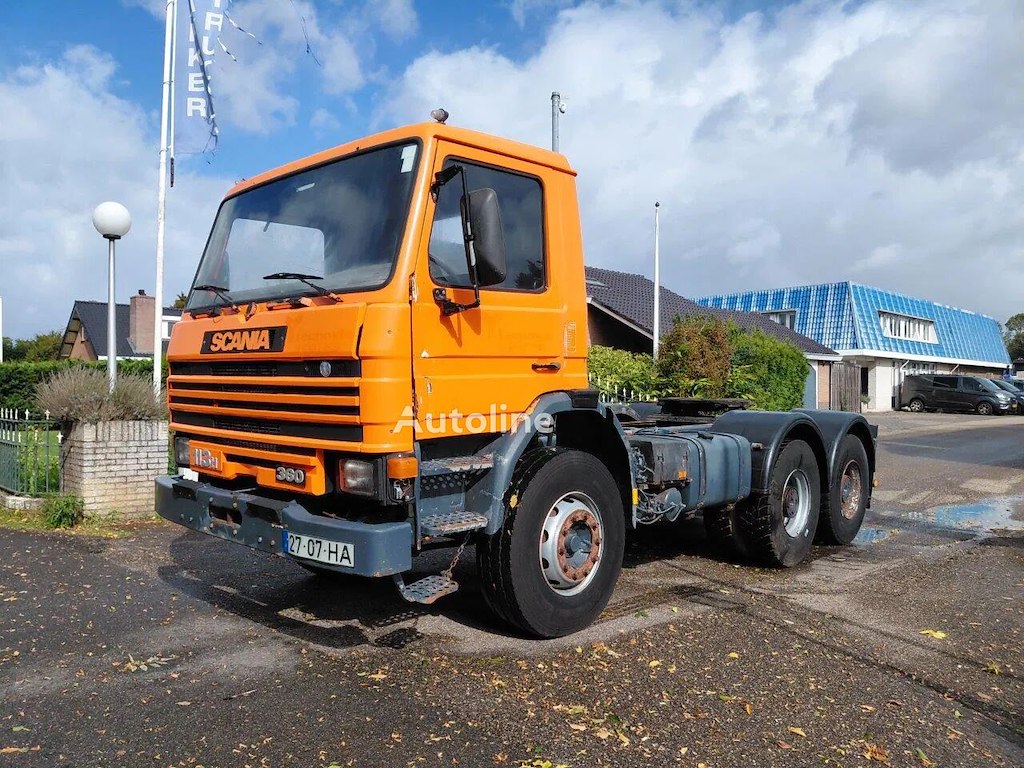 Scania P113-360 6x4 TRUCKHEAD FULL STEEL SPRING BIG AXLES tegljač