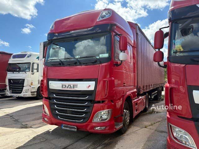DAF XF 510 FT tegljač + poluprikolica sa kliznom ceradom